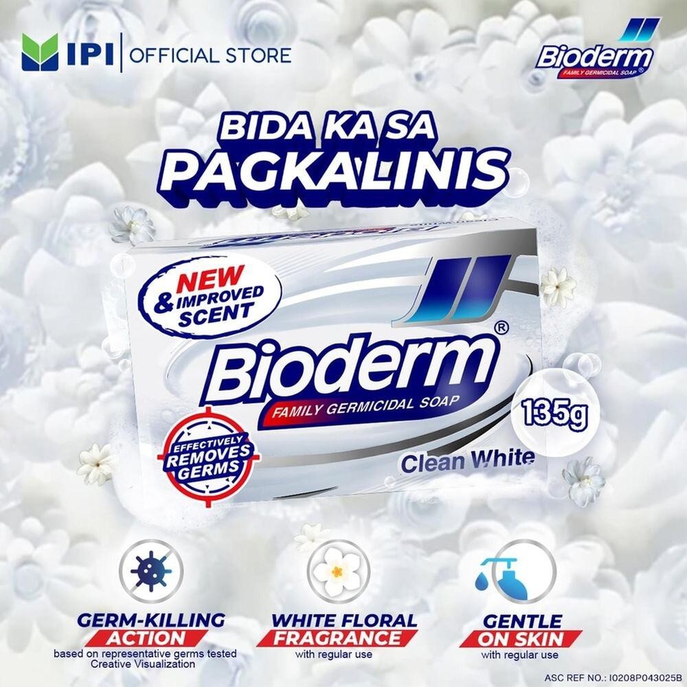 Bioderm Soap Clean White 135g Box- [Bundle of 5] – ABOT.ph